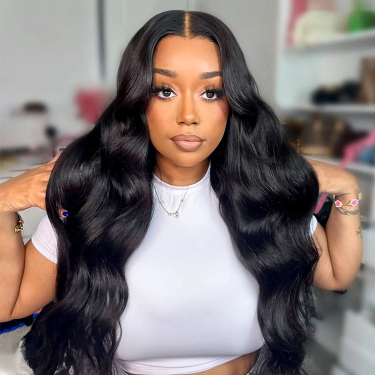 Flawless Widow's Peak Hairline Body Wave Wig 13x6 PartingMax HD Lace ...
