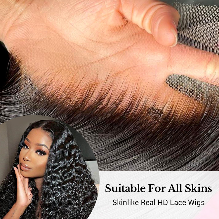 Deep Wave 13x6 HD Invisible Lace Frontal Wigs -West Kiss Hair