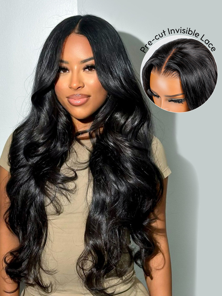 Ready to Go Glueless Wig Ocean Wave 7x5 Lace Closure Pre-plucked ...