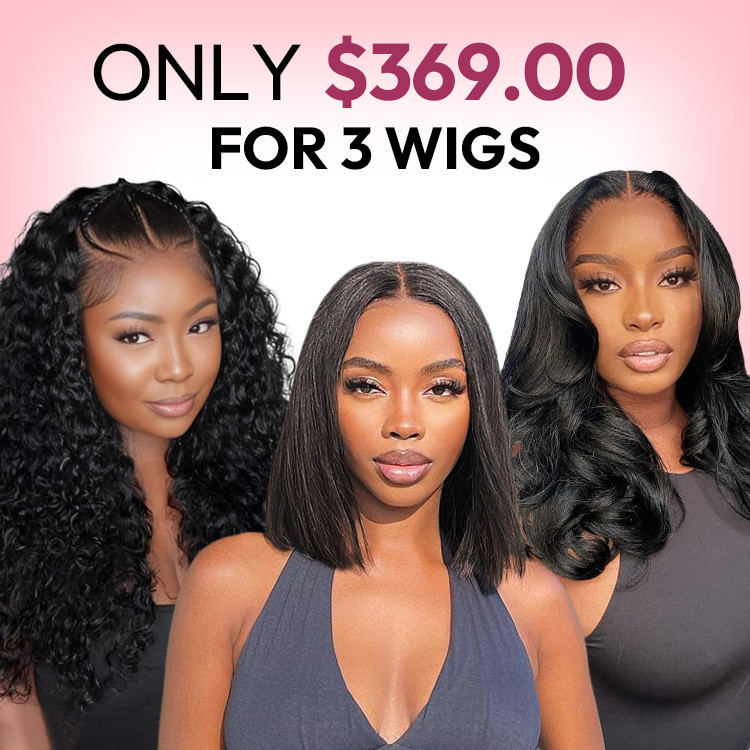 New Year Surprise Package 3-Piece Set: Hot Sale Style Wig + Ready To Go ...