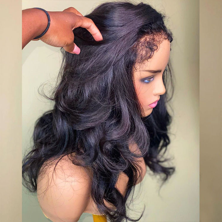 4C Edges Undetectable Hd Lace Front Wig Kinky Edges -West Kiss Hair