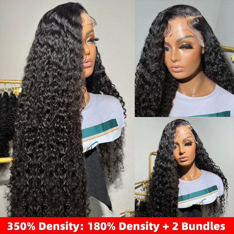 350% Density Curly Hair Wigs Human Hair Lace Wigs -West Kiss Hair
