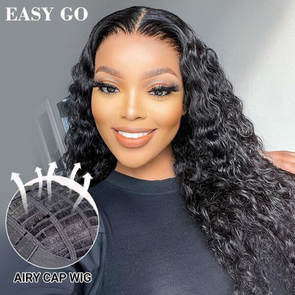 Glueless Pre Plucked Water Wave Air Wigs Human Hair -West Kiss Hair